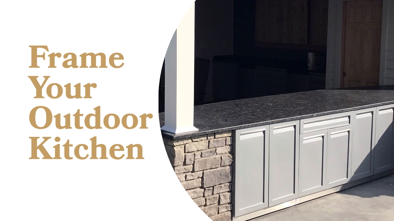 How to frame your DIY outdoor kitchen – 4 Life Outdoor Kitchens
